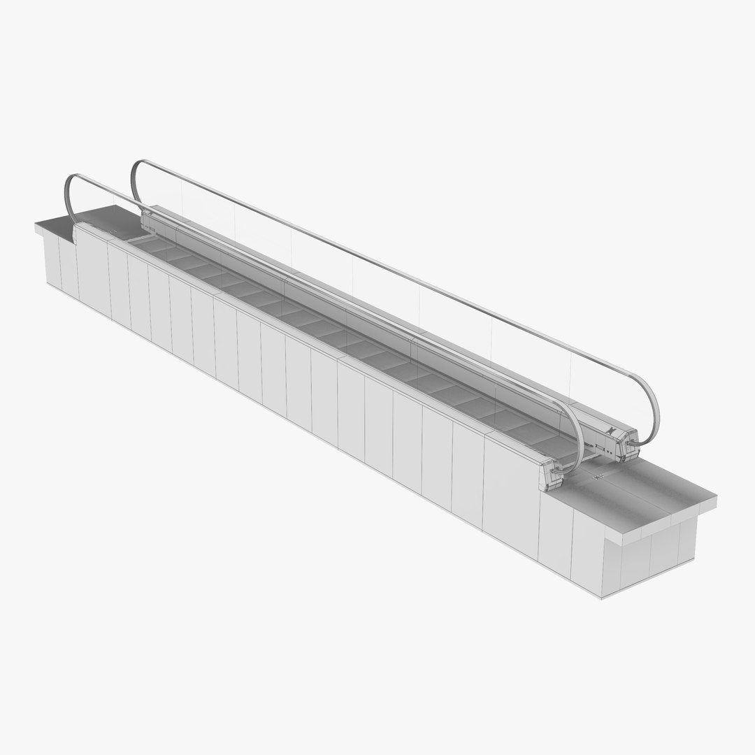 Moving Walkway 3D Model - TurboSquid 1684251