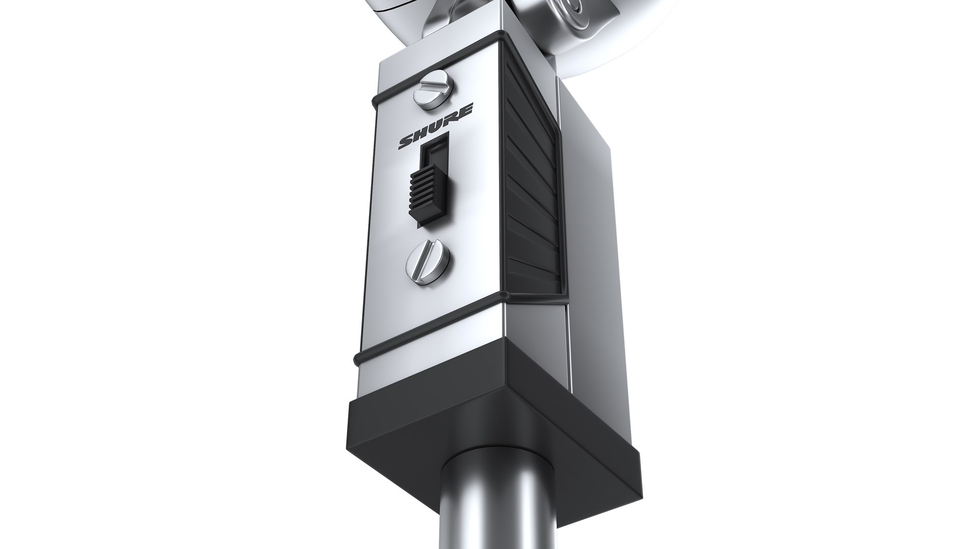 3D Retro Microphone And Stand - TurboSquid 2223921