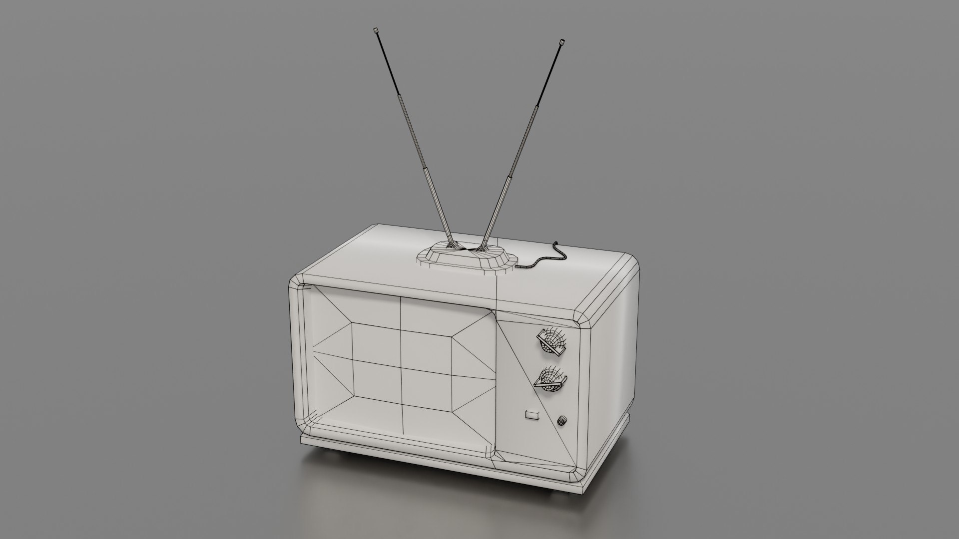 3D Old TV model - TurboSquid 1780491