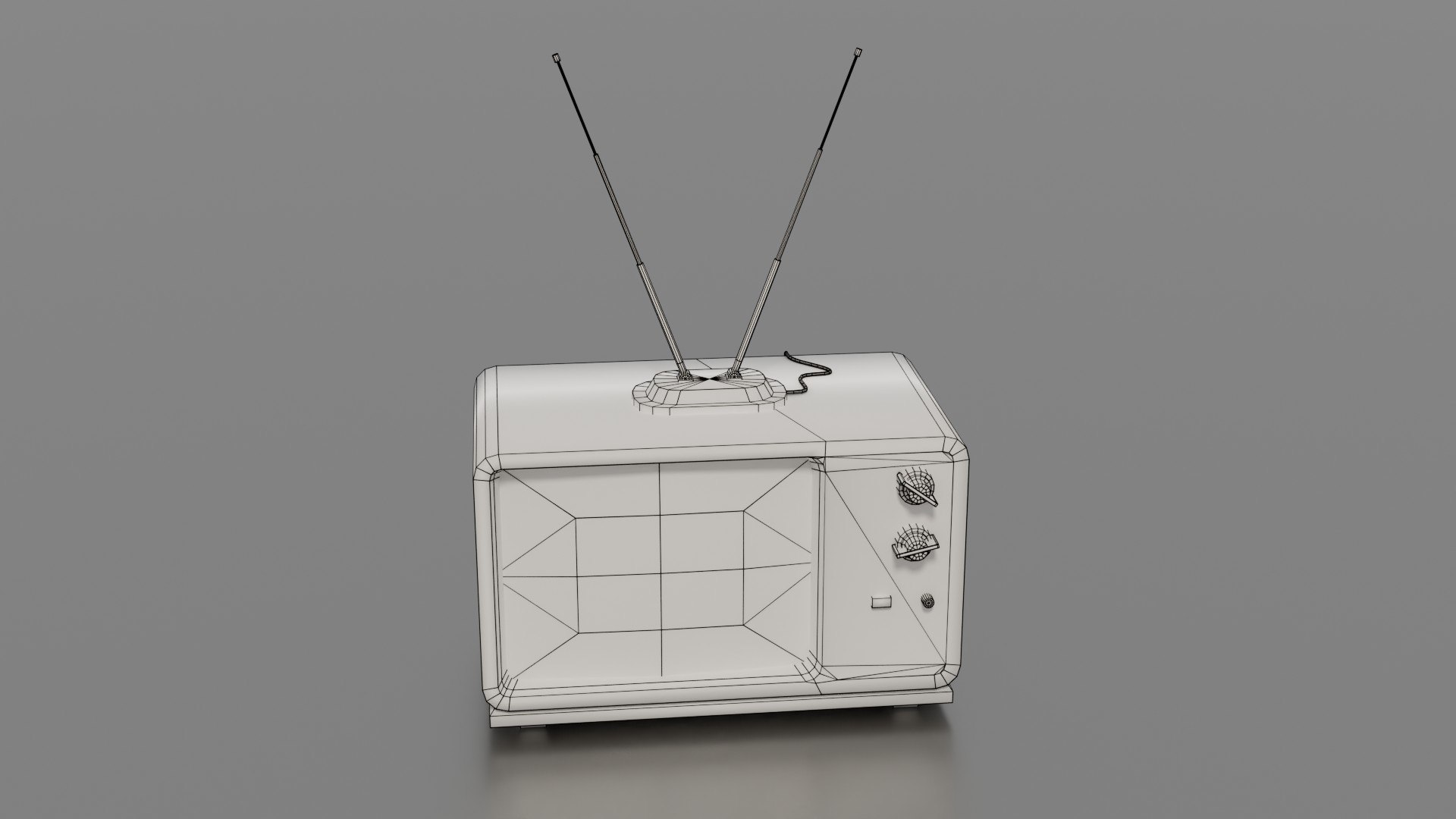 3D Old TV model - TurboSquid 1780491