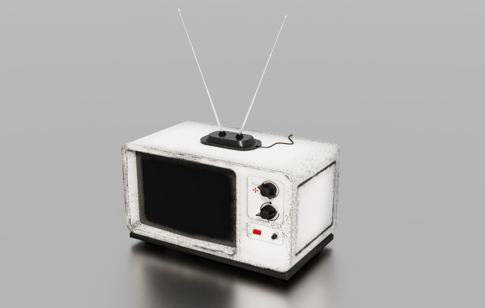 3D Old TV model - TurboSquid 1780491