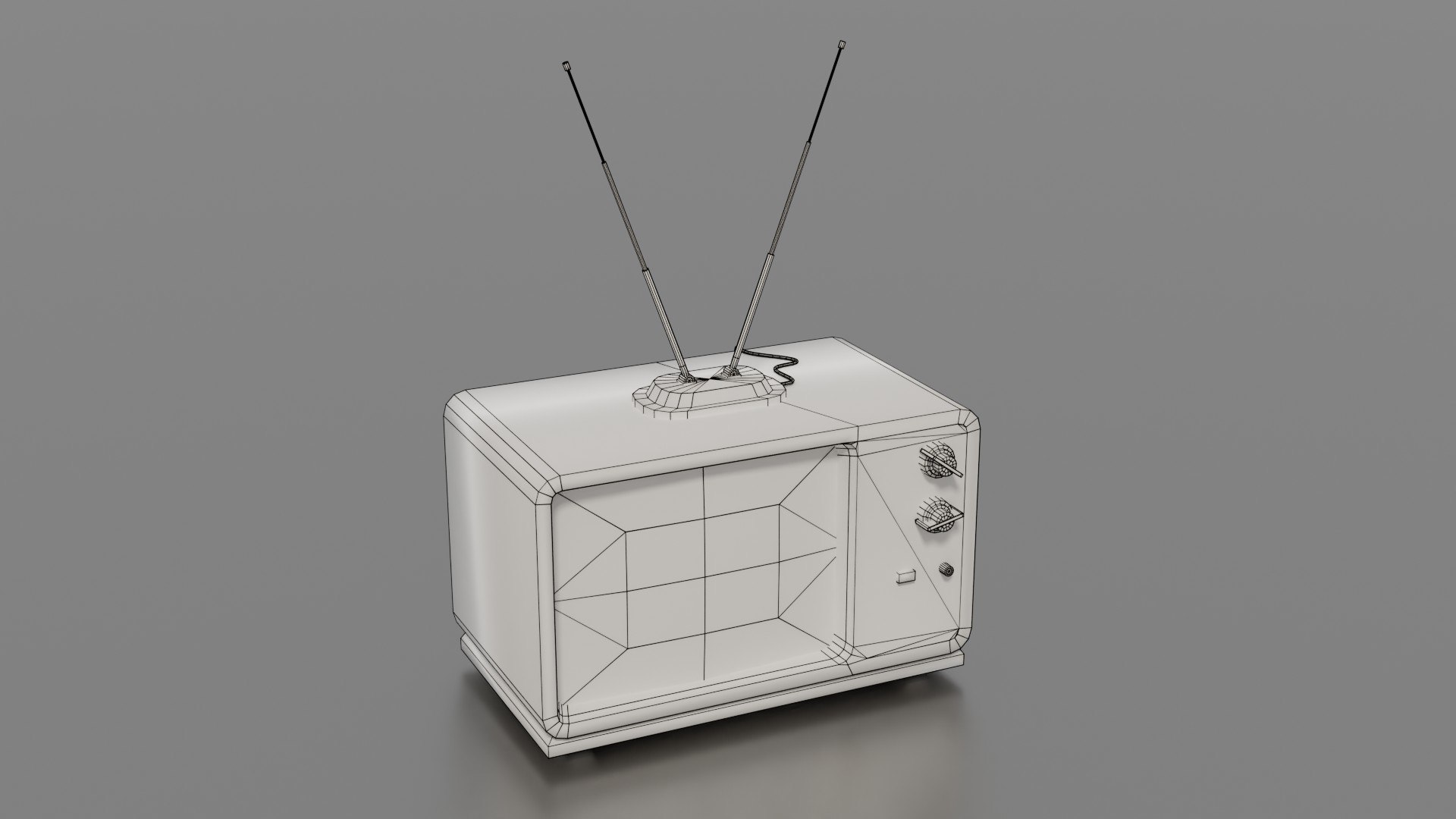 3D Old TV model - TurboSquid 1780491