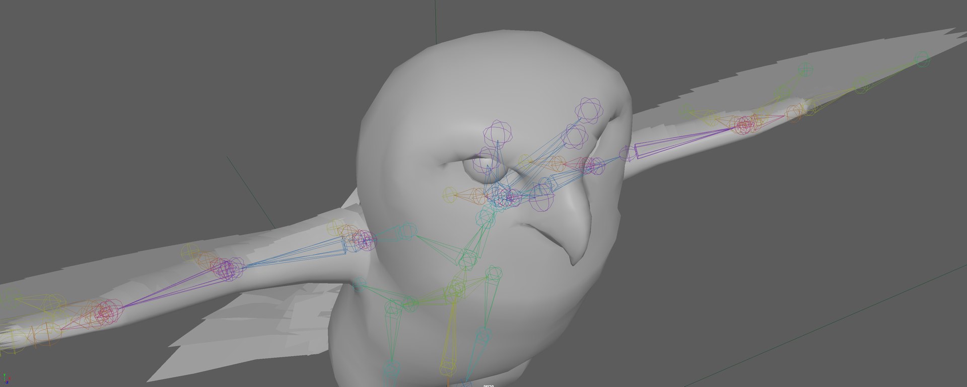 3D Model Snowy White Owl Rig - TurboSquid 2334612