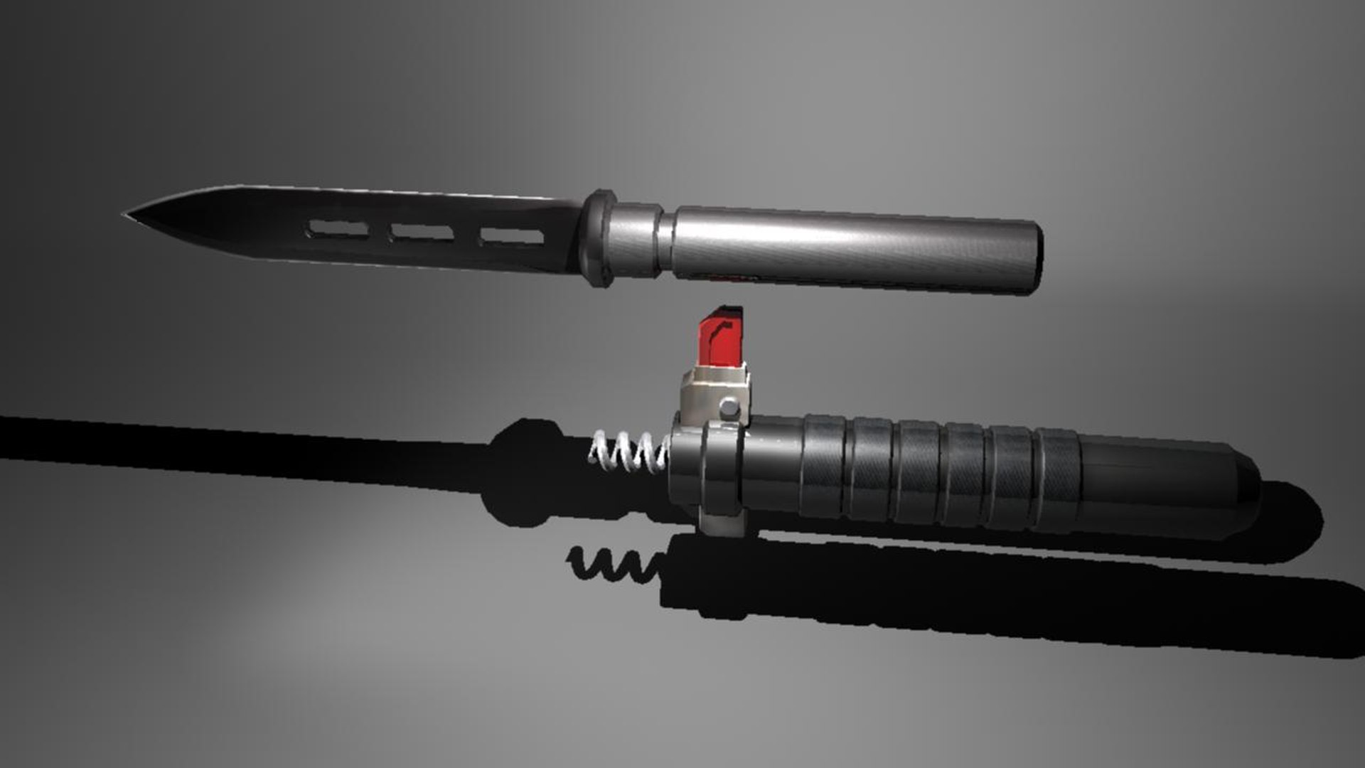 Ballistic Knife 3d Model