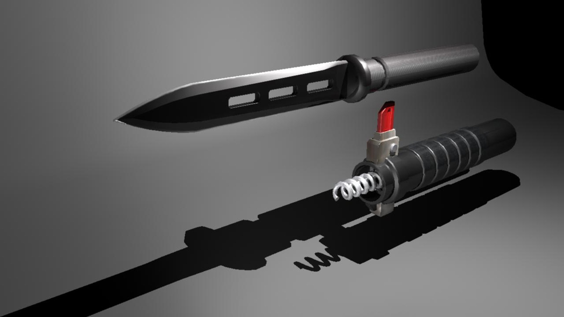 Ballistic Knife 3d Model