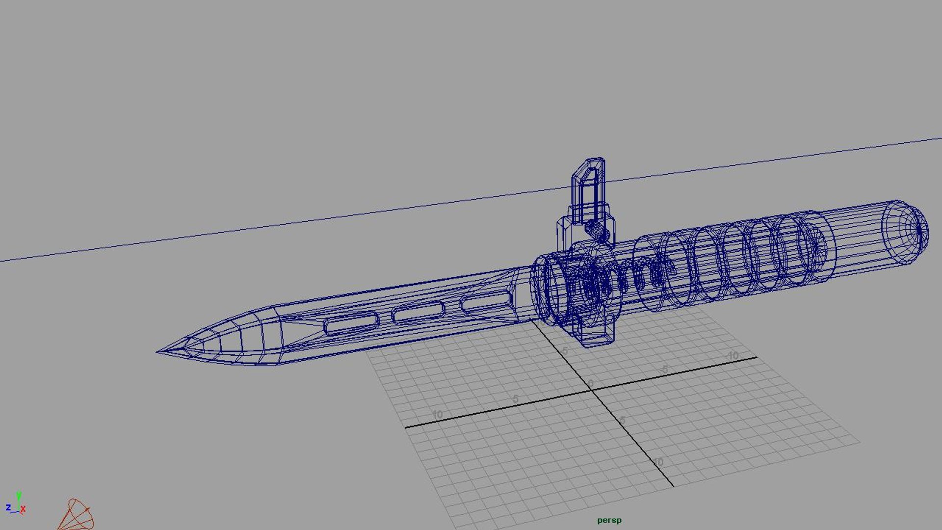 Ballistic Knife 3d Model