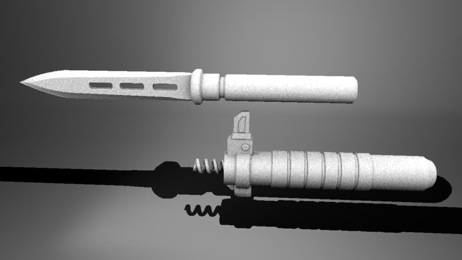 Ballistic Knife 3d Model