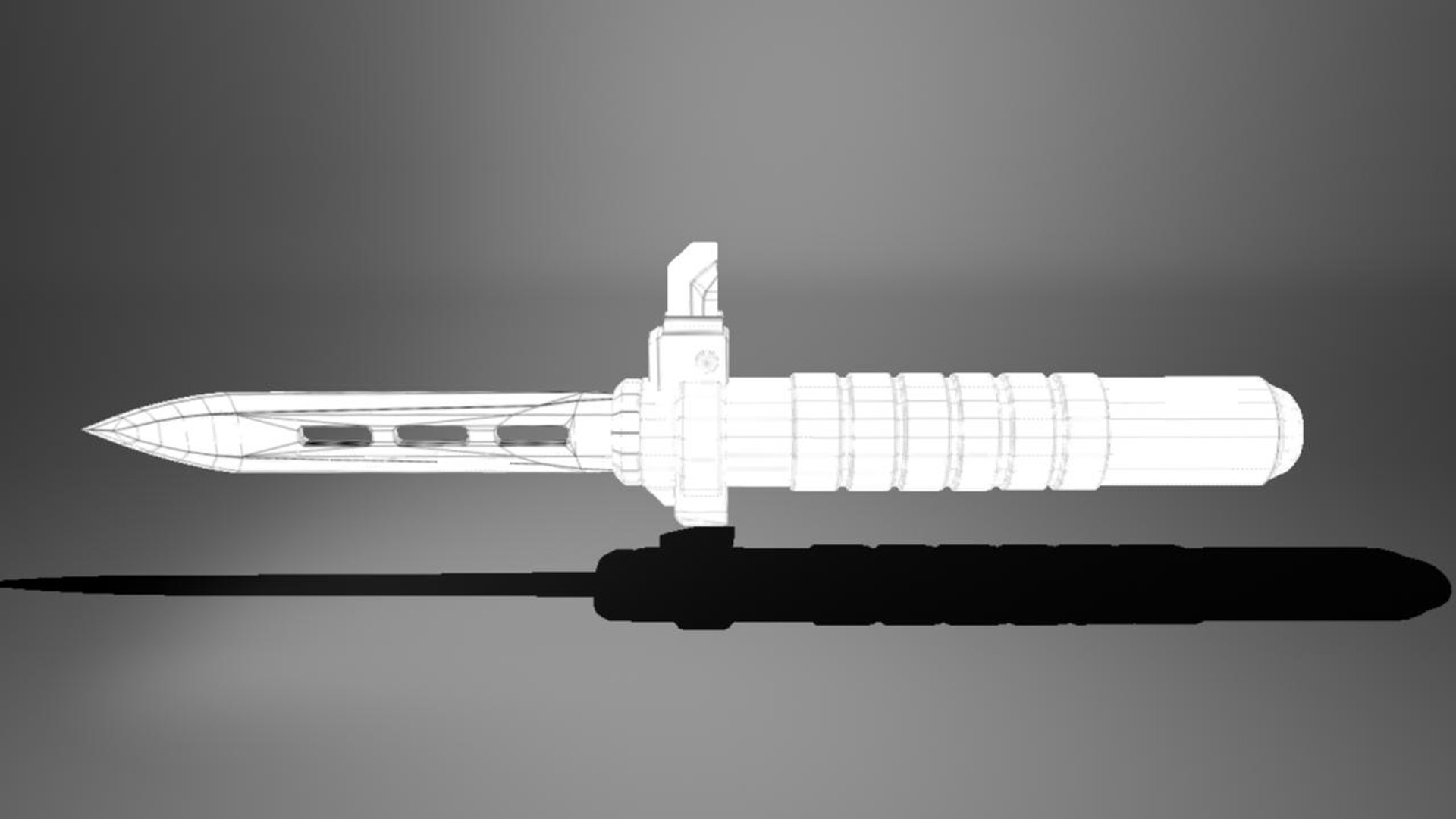 Ballistic Knife 3d Model