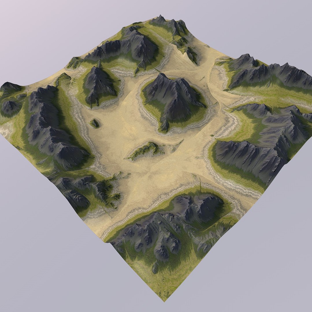 3D Model Games Terrain | 1141949 | TurboSquid