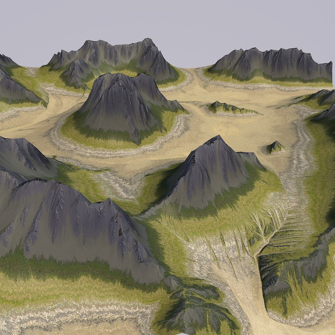 3D Model Games Terrain | 1141949 | TurboSquid