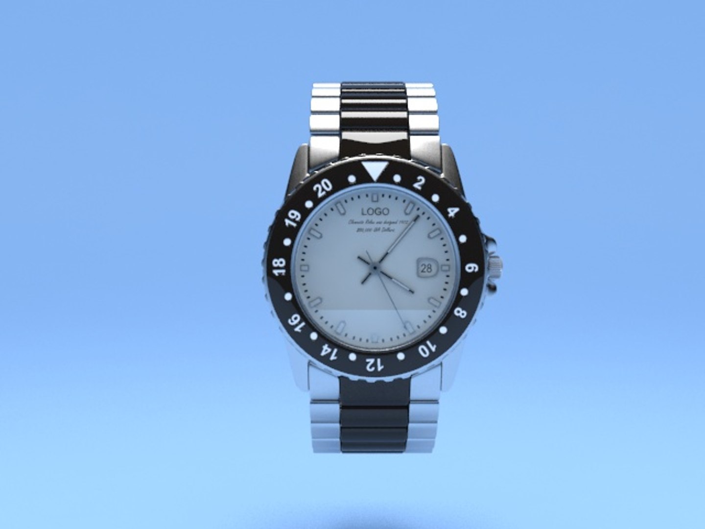 3D wrist watch model - TurboSquid 1206326
