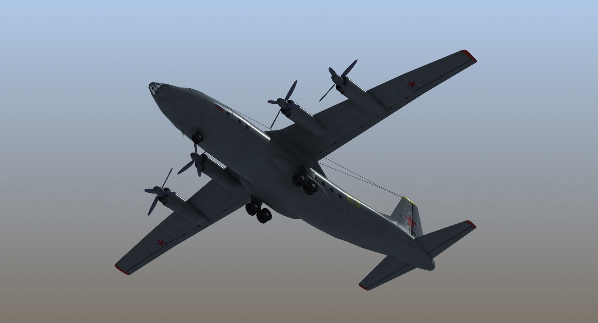 3D an-12 cub transport aircraft - TurboSquid 1268728