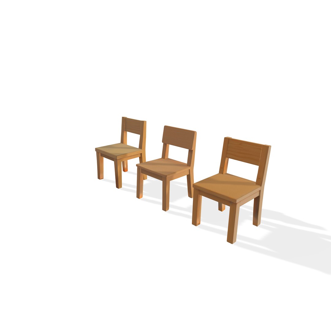 Free 3D Stylized Simple Chaire - TurboSquid 2318500