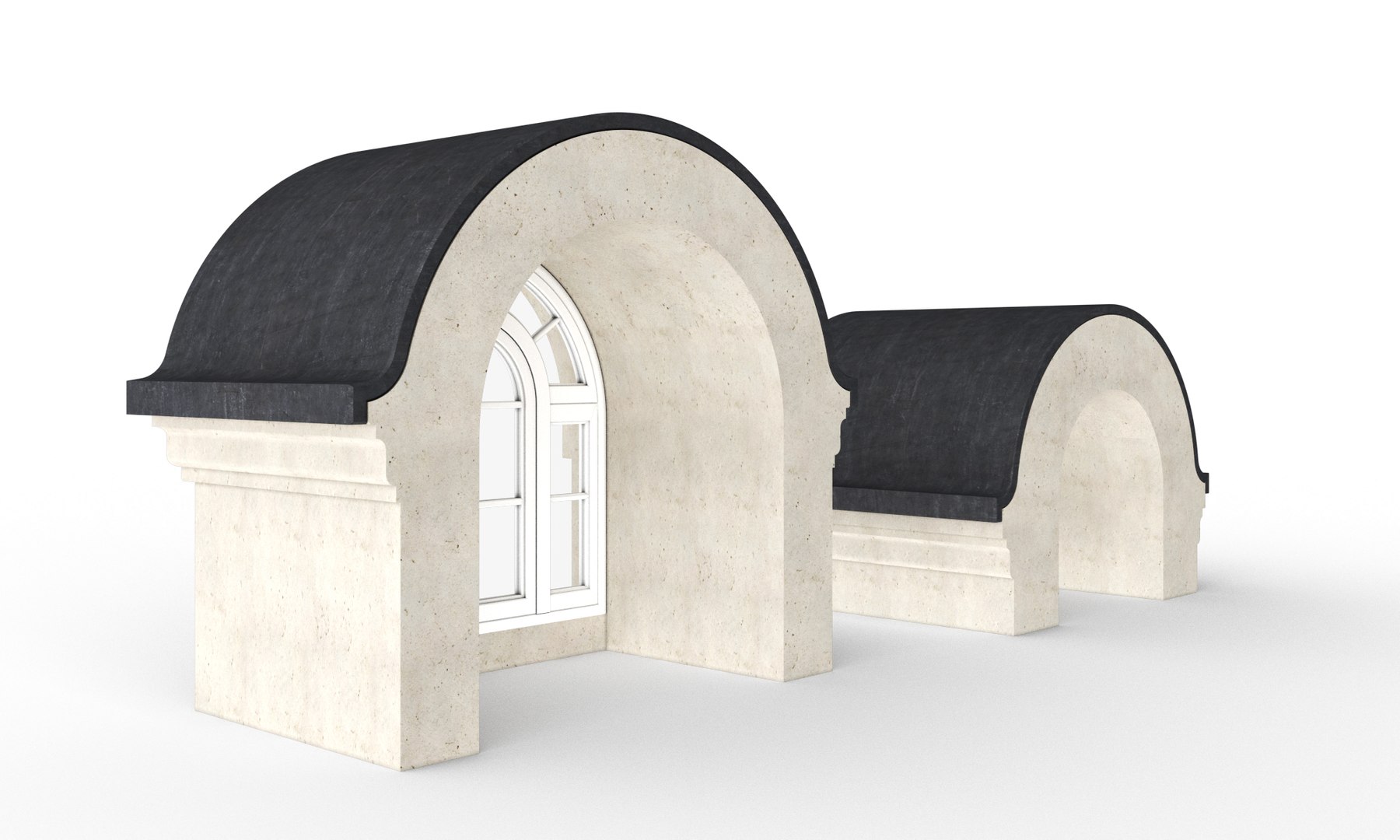 3D model classic radial windows - TurboSquid 1521122