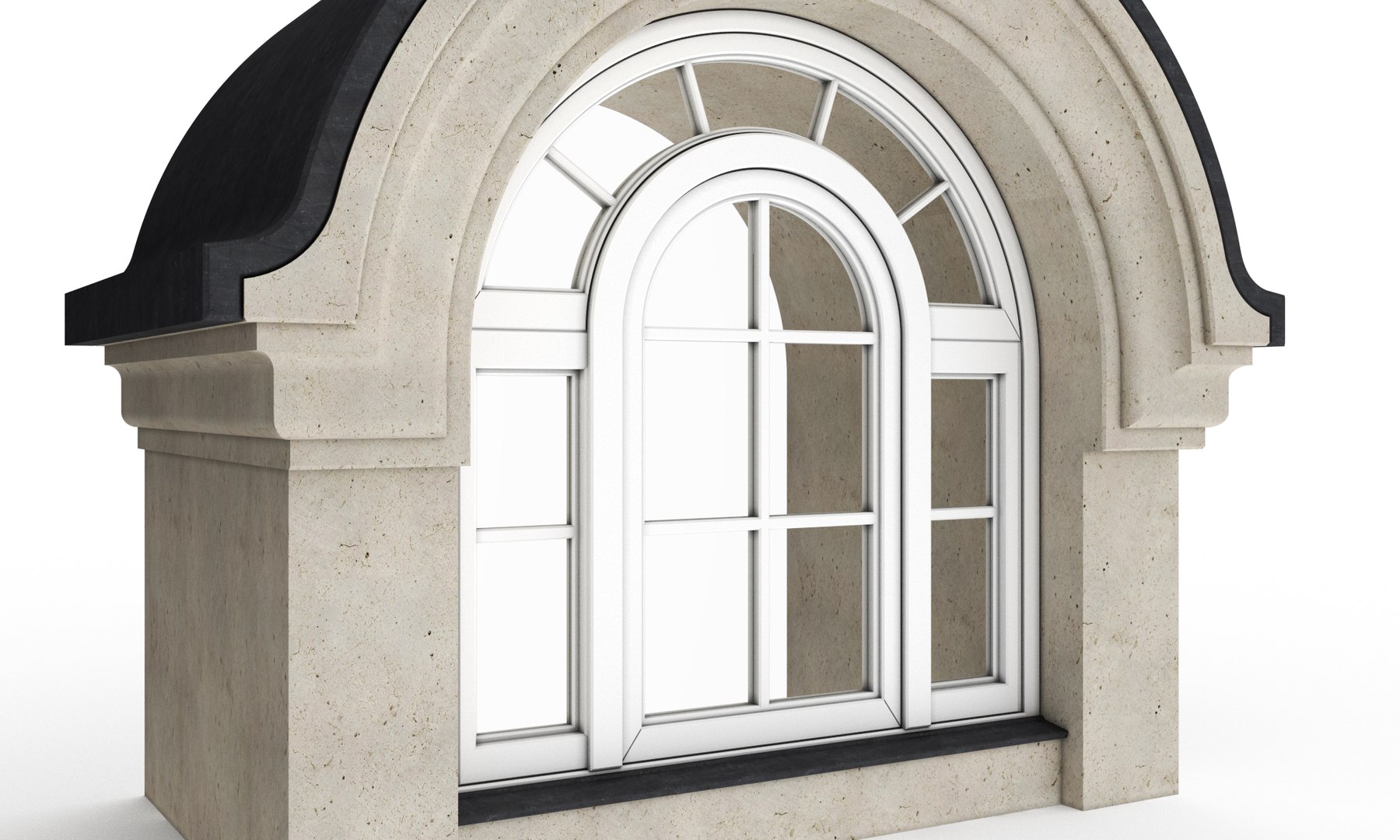 3D model classic radial windows - TurboSquid 1521122