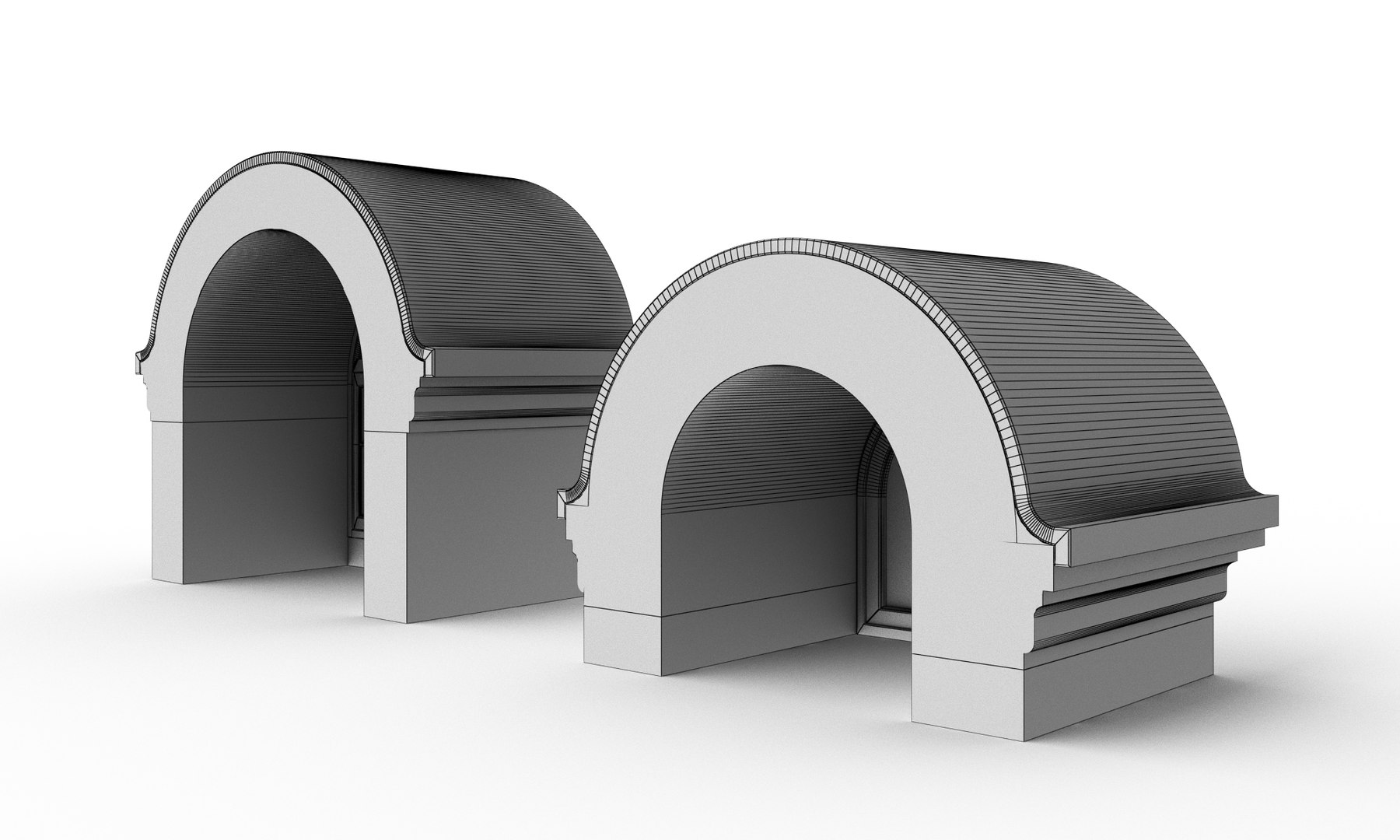 3D model classic radial windows - TurboSquid 1521122