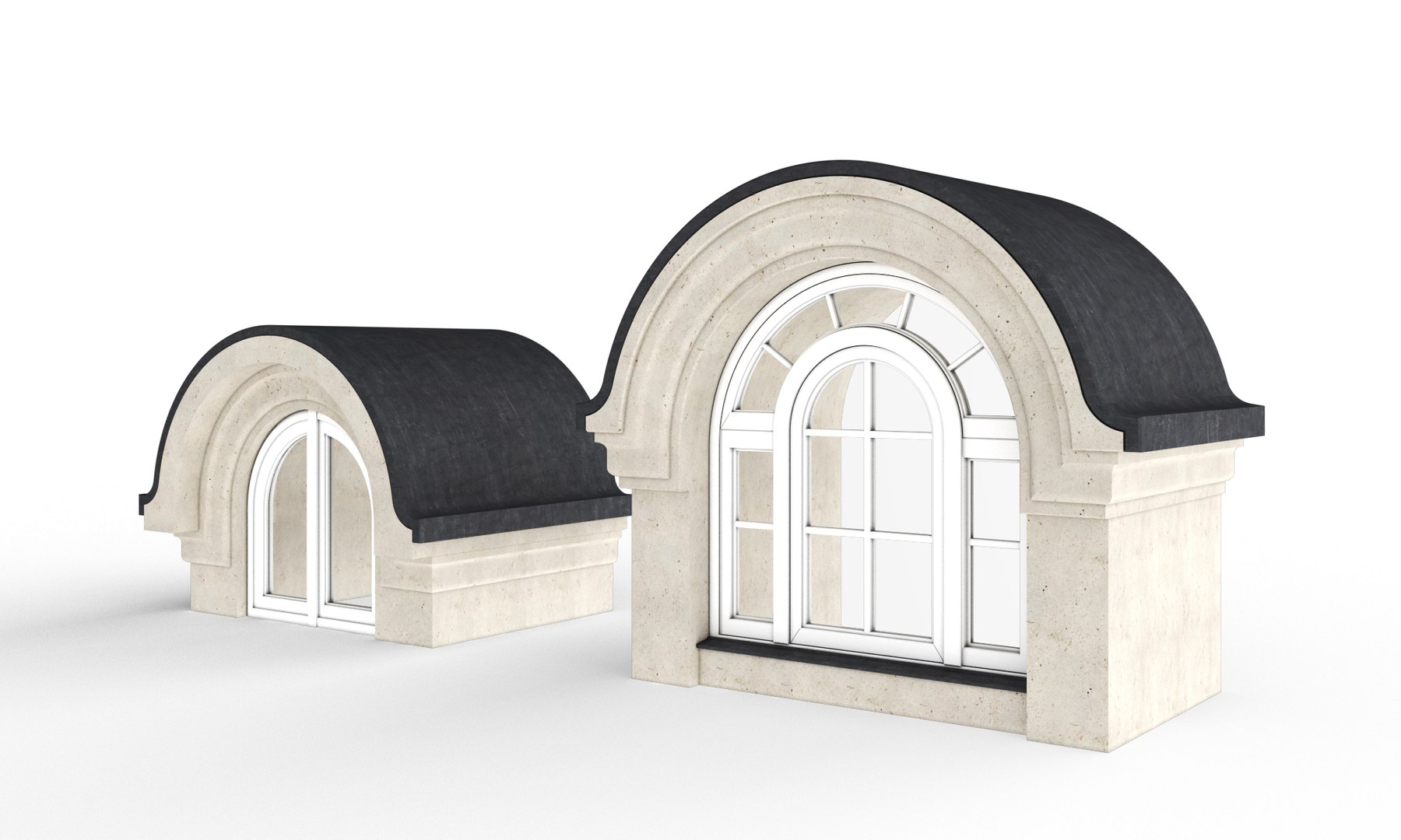 3D model classic radial windows - TurboSquid 1521122
