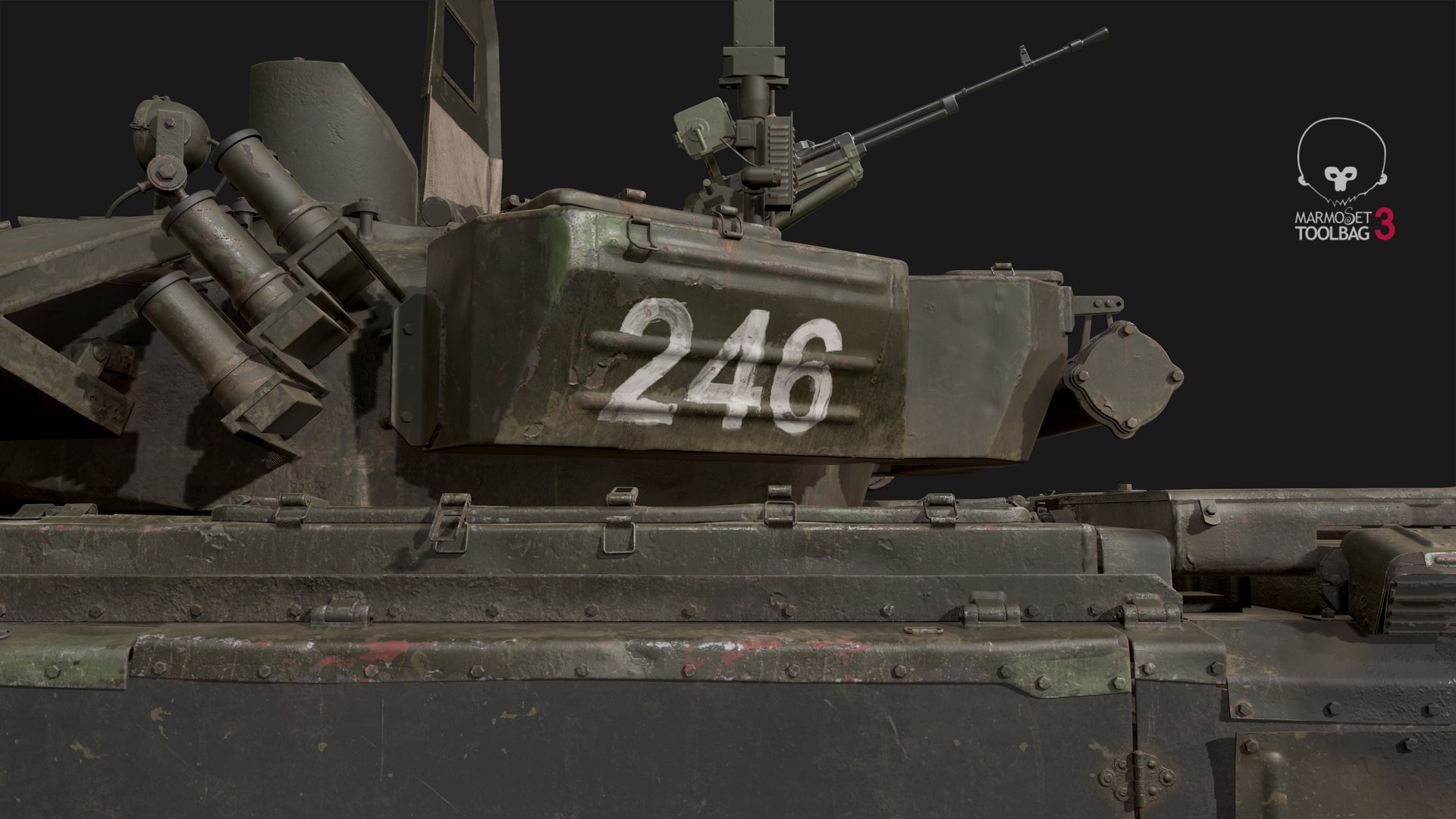 3D T-72 B3 PRB Dirt Realistic Main Battle Tank model - TurboSquid 1998487