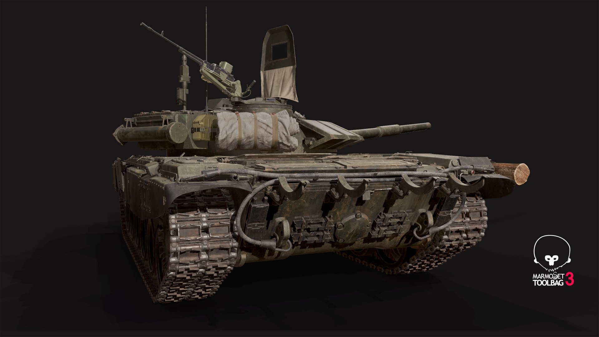 3D T-72 B3 PRB Dirt Realistic Main Battle Tank model - TurboSquid 1998487