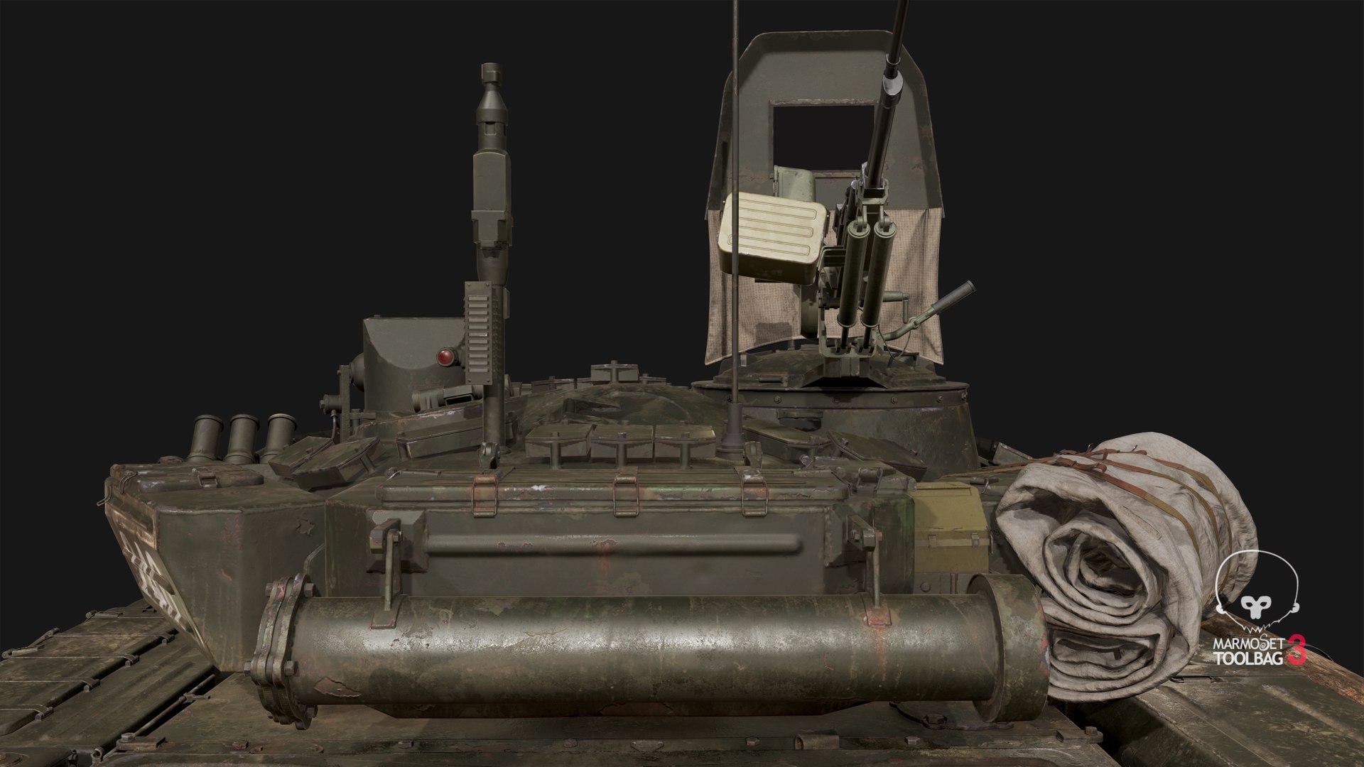3D T-72 B3 PRB Dirt Realistic Main Battle Tank model - TurboSquid 1998487