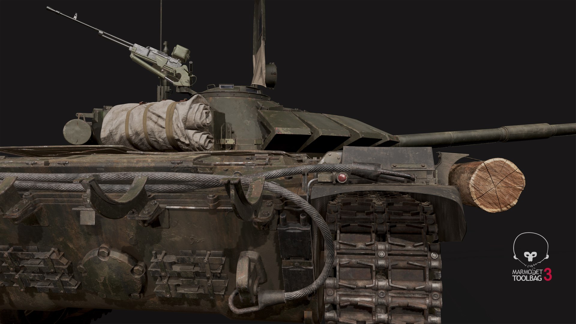 3D T-72 B3 PRB Dirt Realistic Main Battle Tank model - TurboSquid 1998487