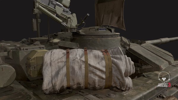 modelo 3d Tanque de batalla principal realista T-72 B3 PRB Dirt - TurboSquid 1998487