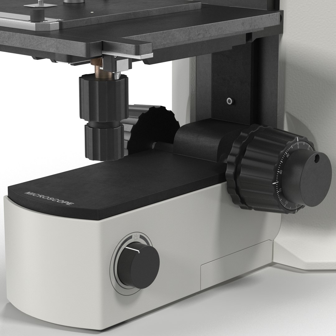 3d professional fluorescence microscope generic model