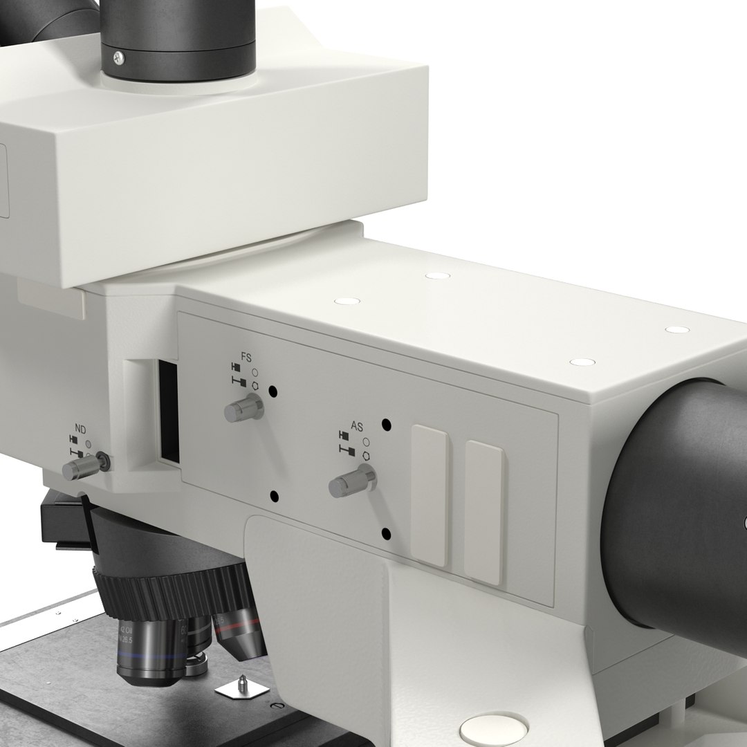 3d professional fluorescence microscope generic model