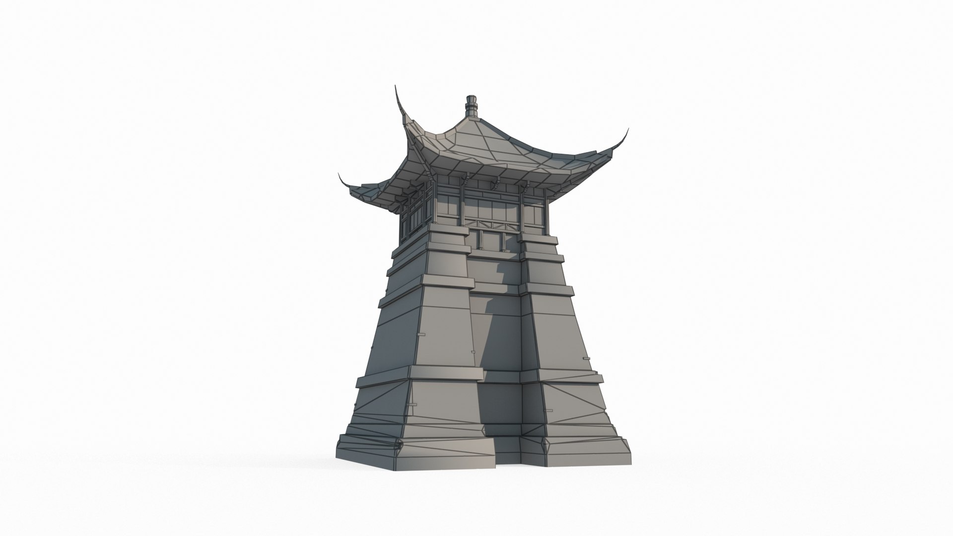 Ancient Asian Fortifications 3D - TurboSquid 2093335