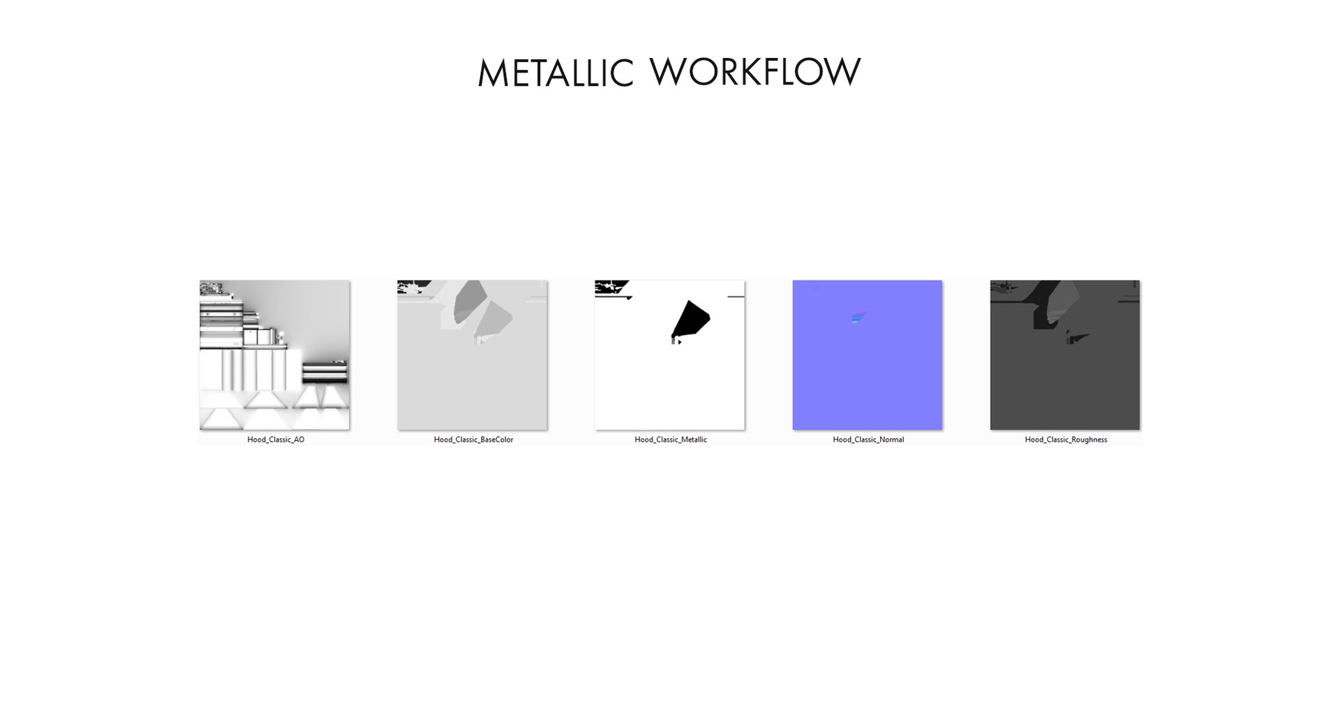 Realistic hood classic 3D model - TurboSquid 1434972