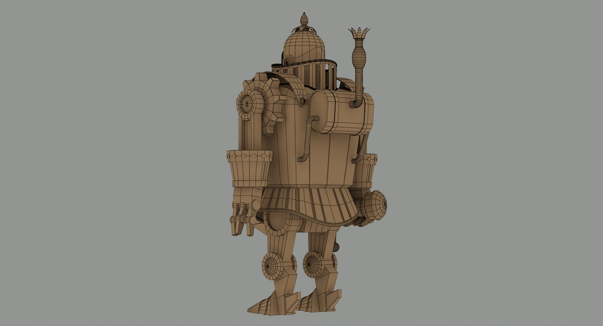 Cartoon Knight 3d Model