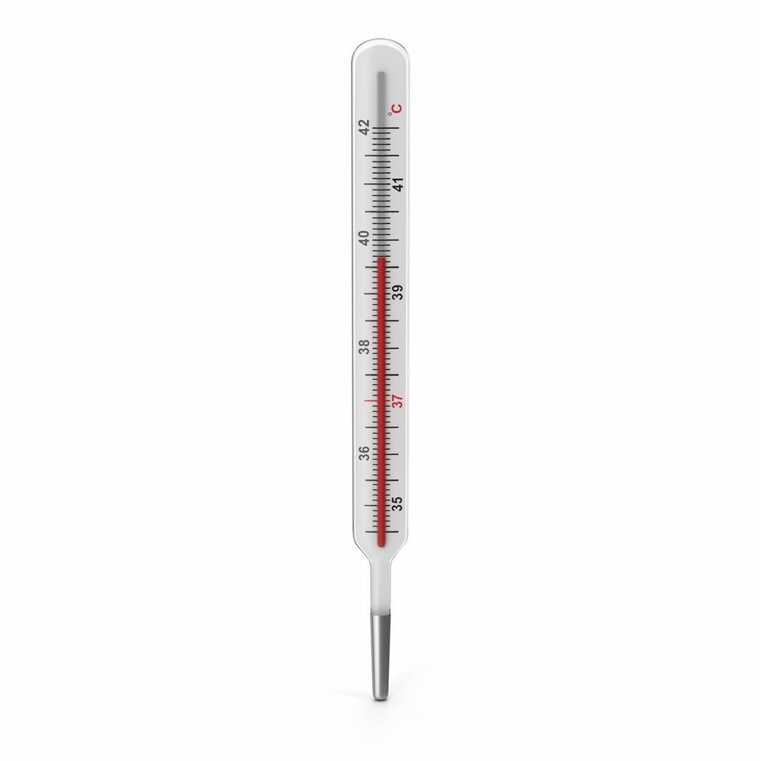 Clinical Thermometer 3D Model - TurboSquid 2328813