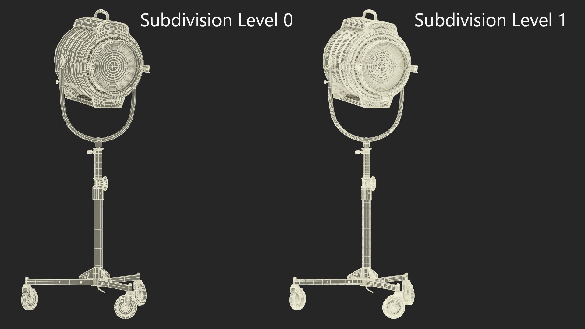 Bardwell And McAlister 1930s Hollywood Movie Light Is On 3D Model ...