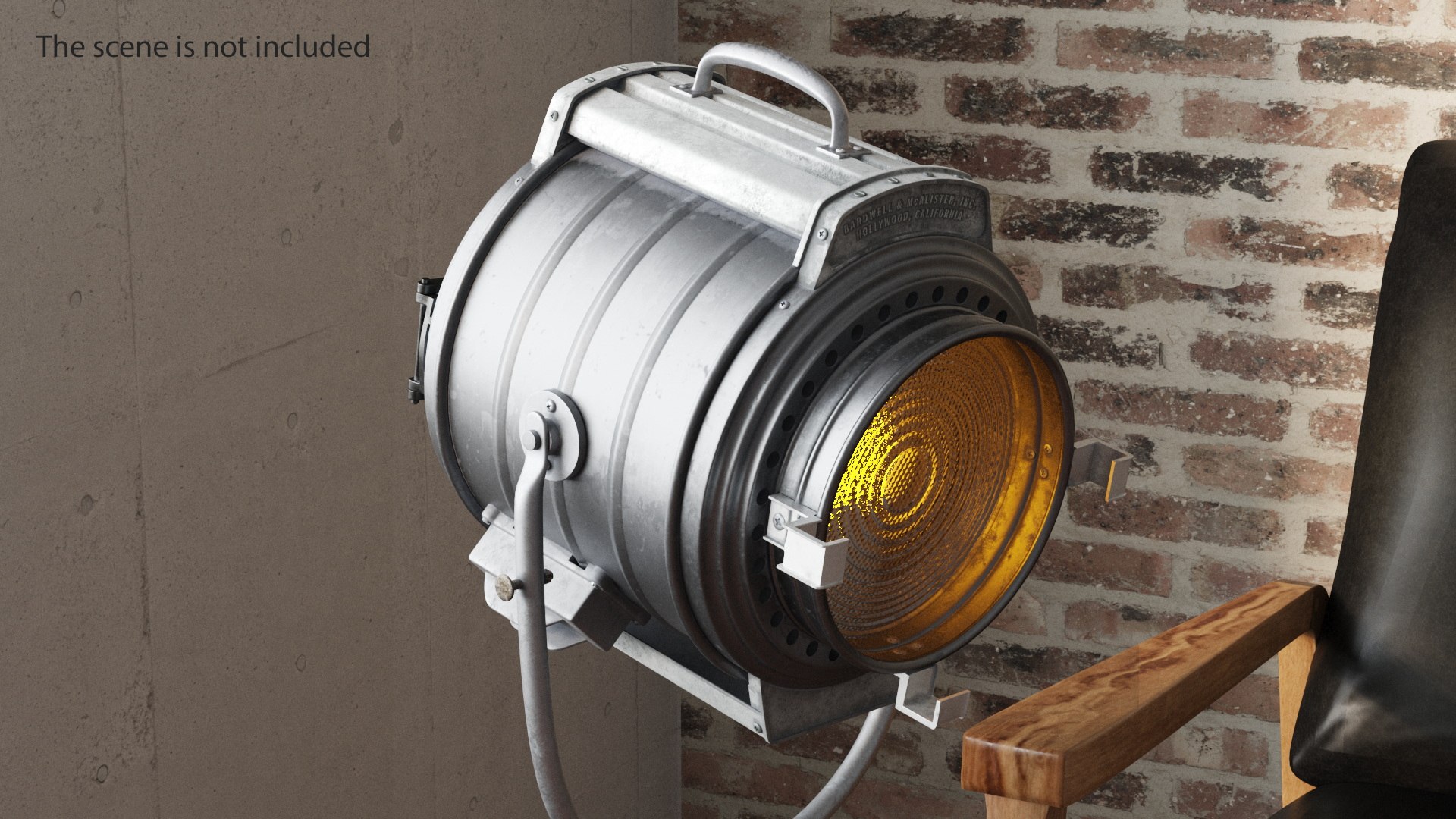 Bardwell And McAlister 1930s Hollywood Movie Light Is On 3D Model ...