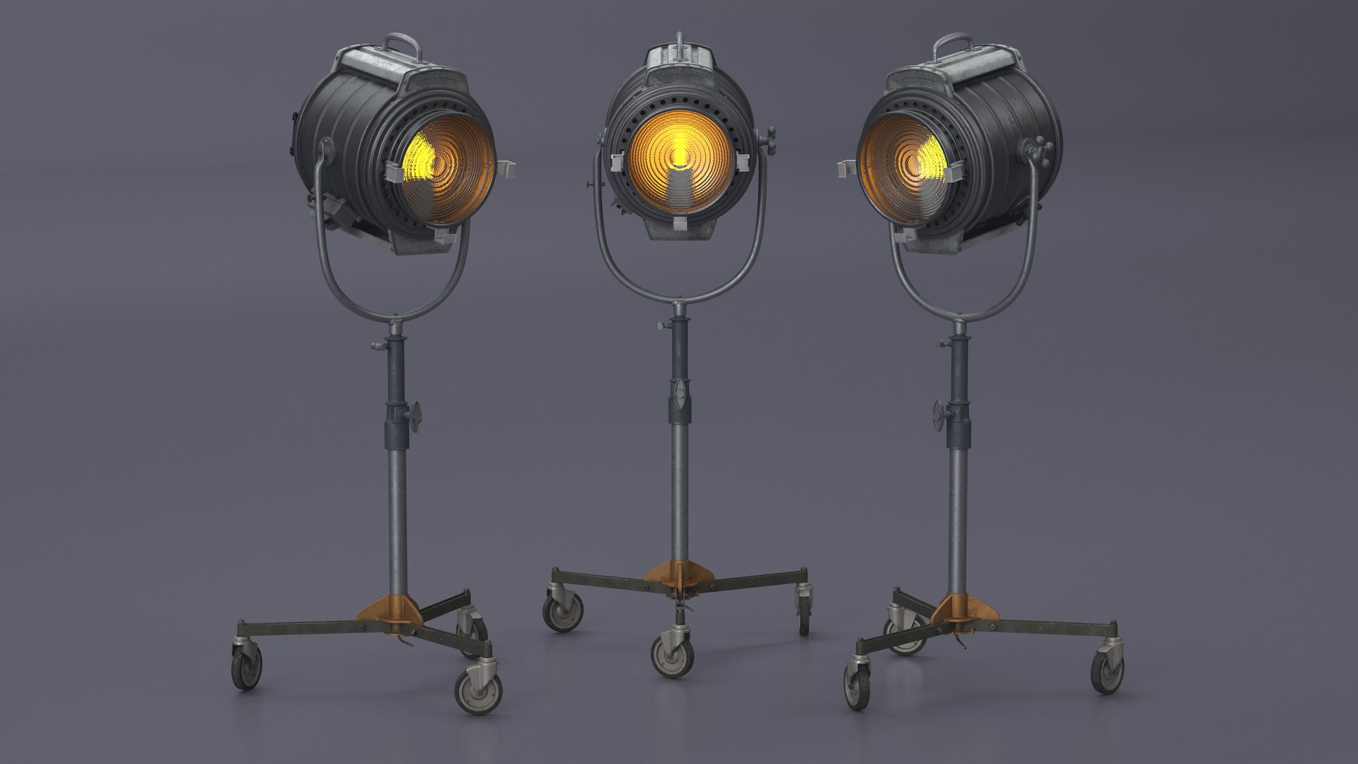 Bardwell And McAlister 1930s Hollywood Movie Light Is On 3D Model ...