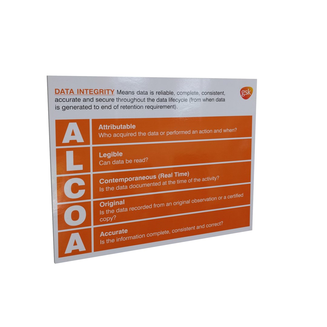 3D Data Integrity Poster model - TurboSquid 2172740