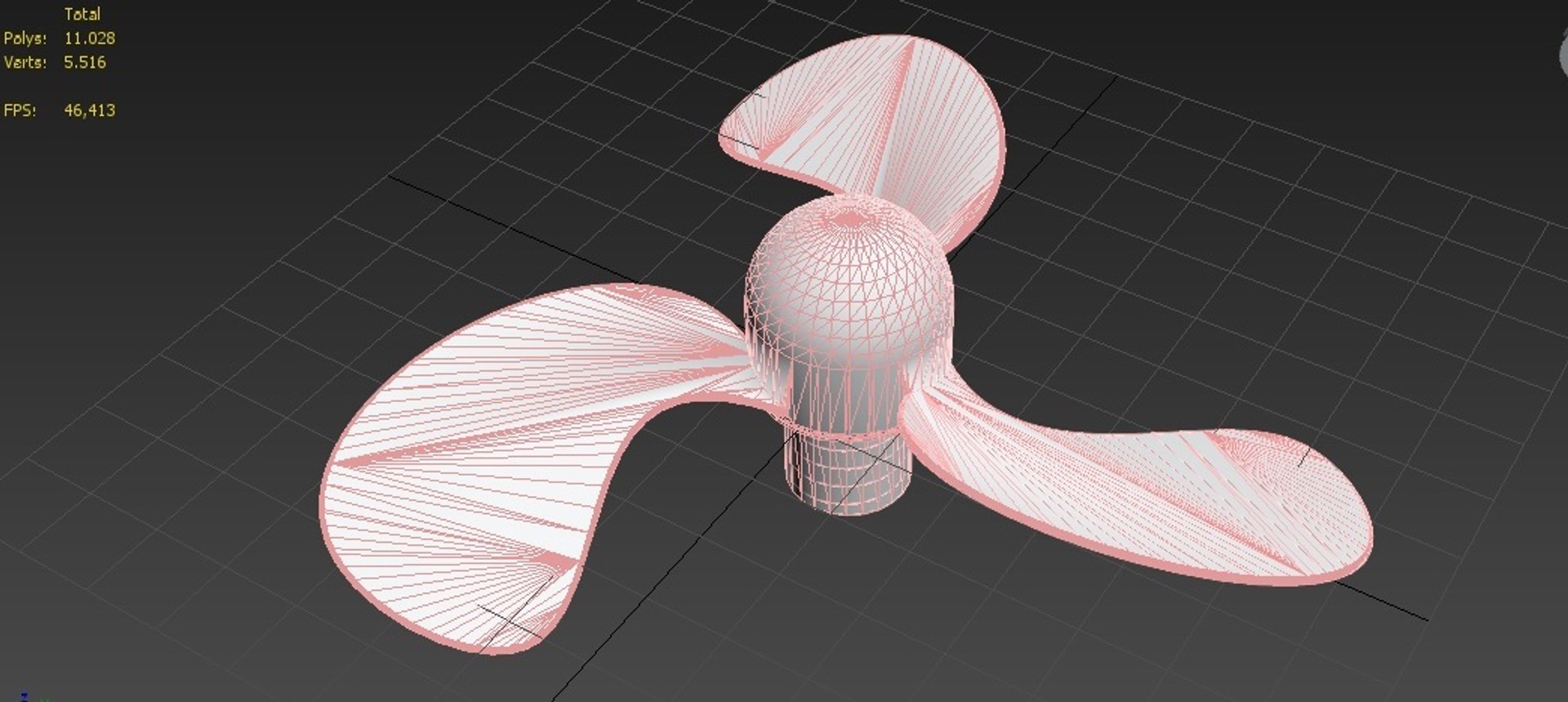 3d Propeller Prop Model