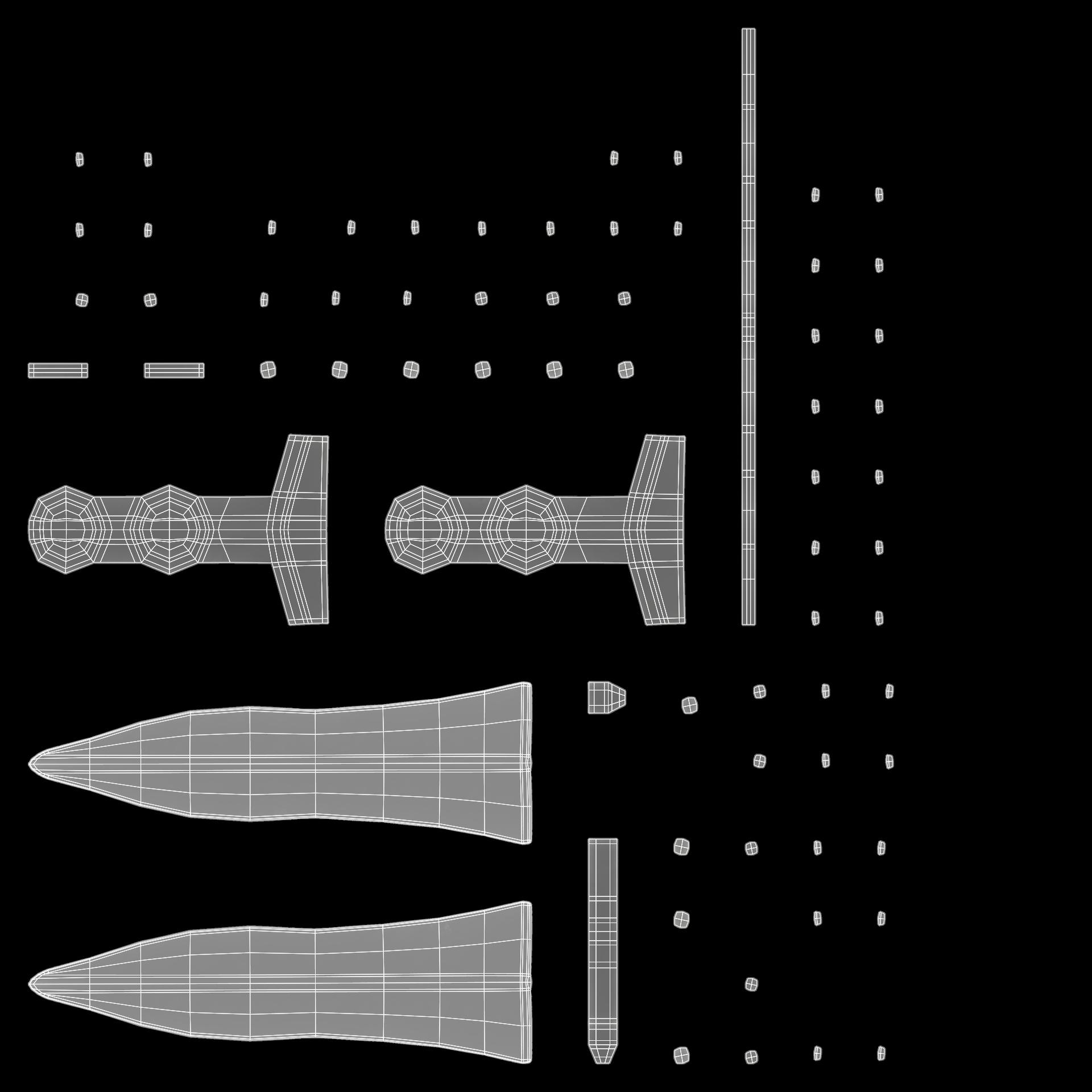 Roman Dagger 3D model - TurboSquid 1883302