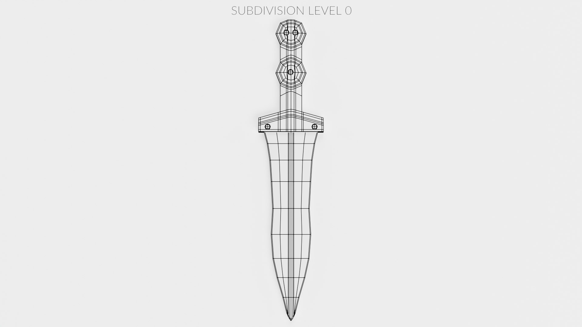 Roman Dagger 3D Model - TurboSquid 1883302