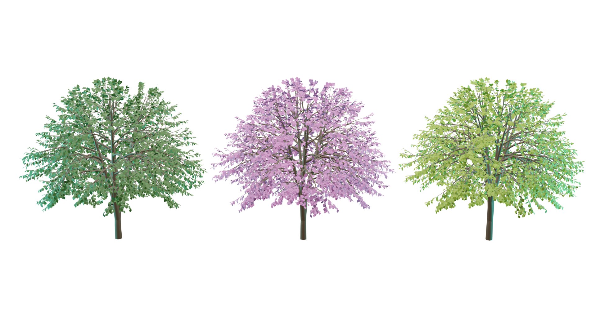 Free 3D Model Cherry Tree Low Poly - TurboSquid 1912432