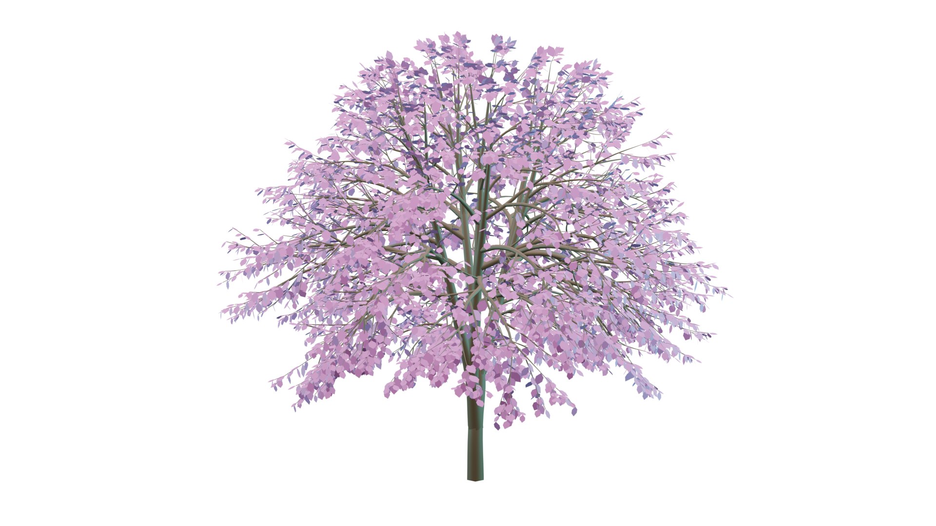 Free 3D Model Cherry Tree Low Poly - TurboSquid 1912432