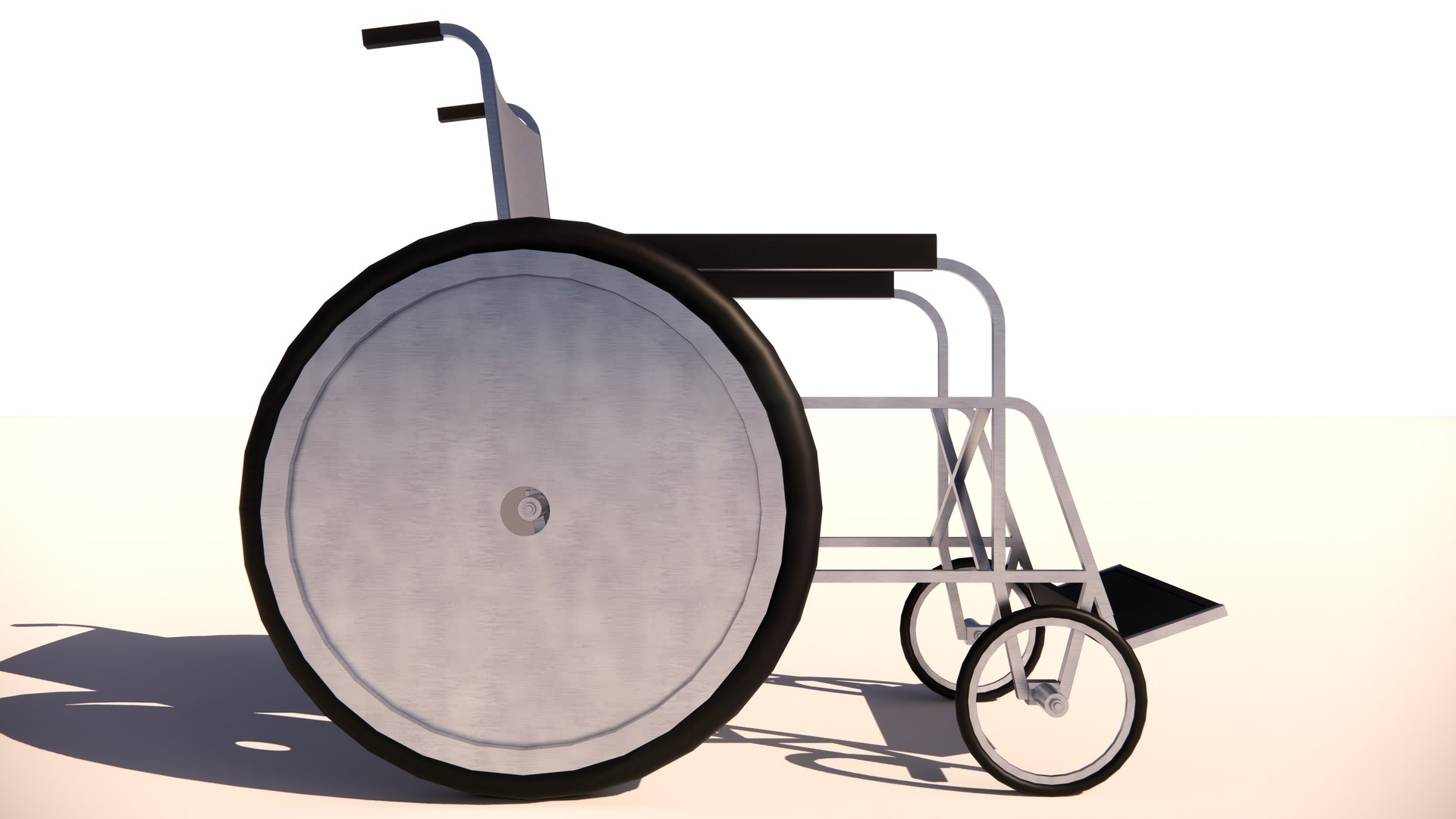 Simple Wheelchair 3D model - TurboSquid 2070836