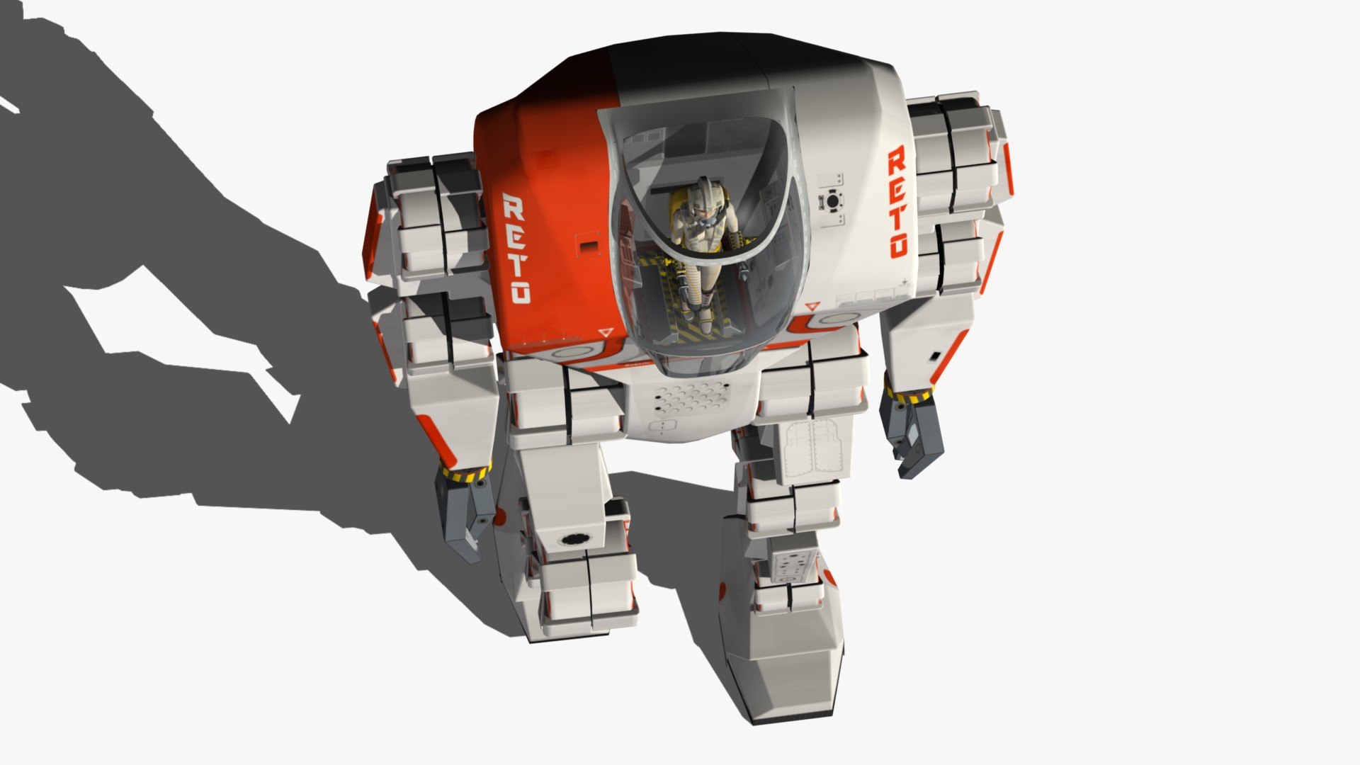 Manned exploration robot 3D model - TurboSquid 1917148