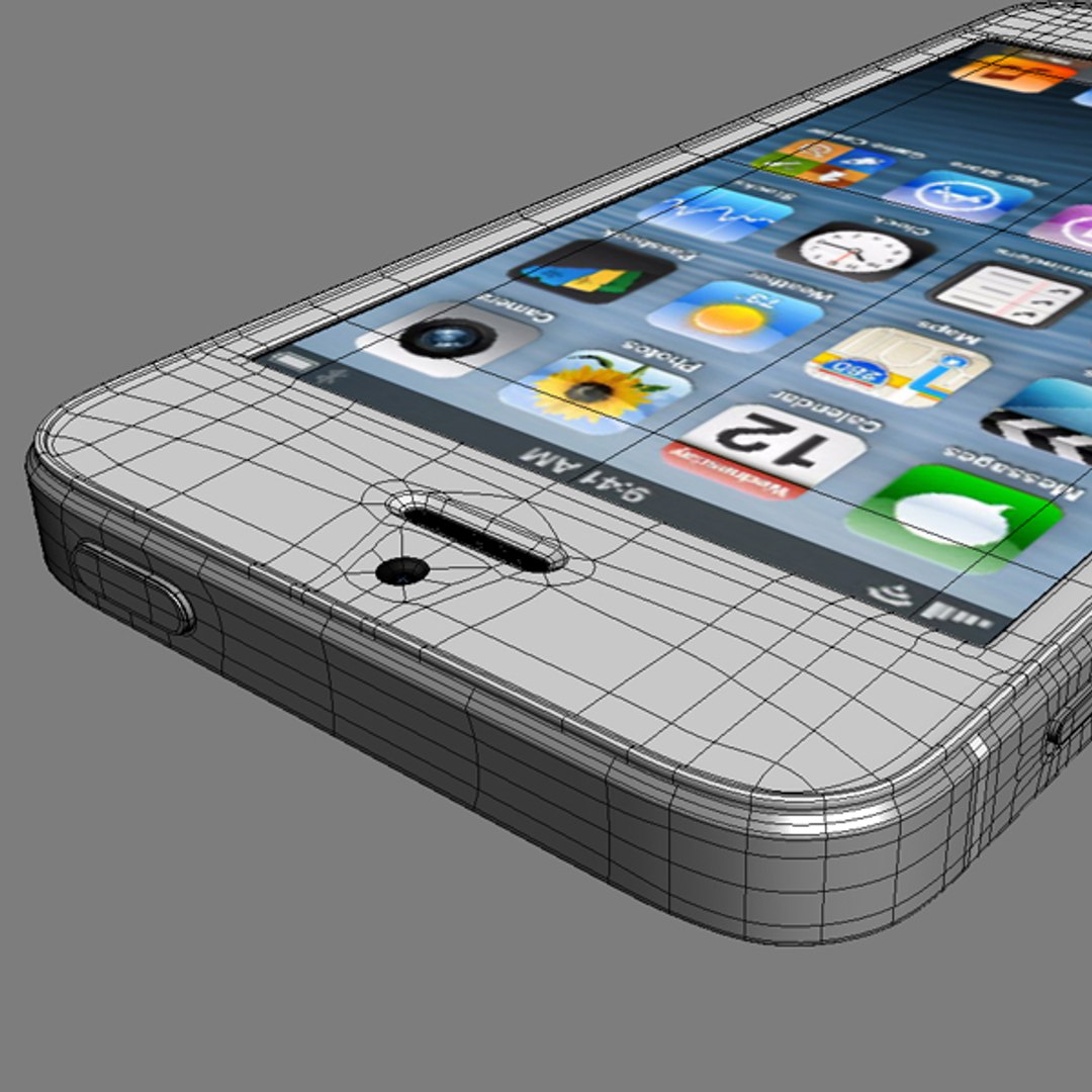 Apple Iphone 5 Smartphone 3d Model
