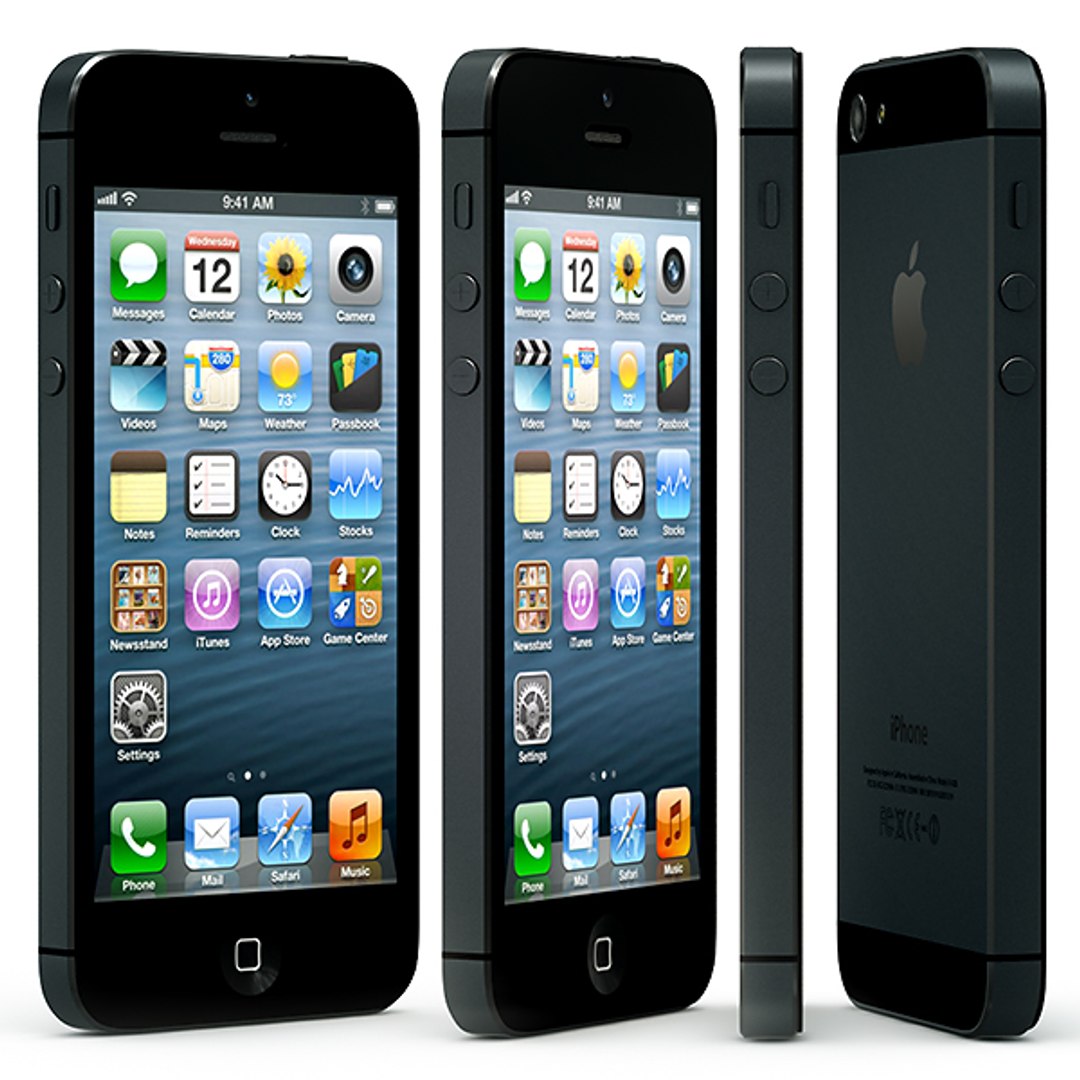 Apple Iphone 5 Smartphone 3d Model