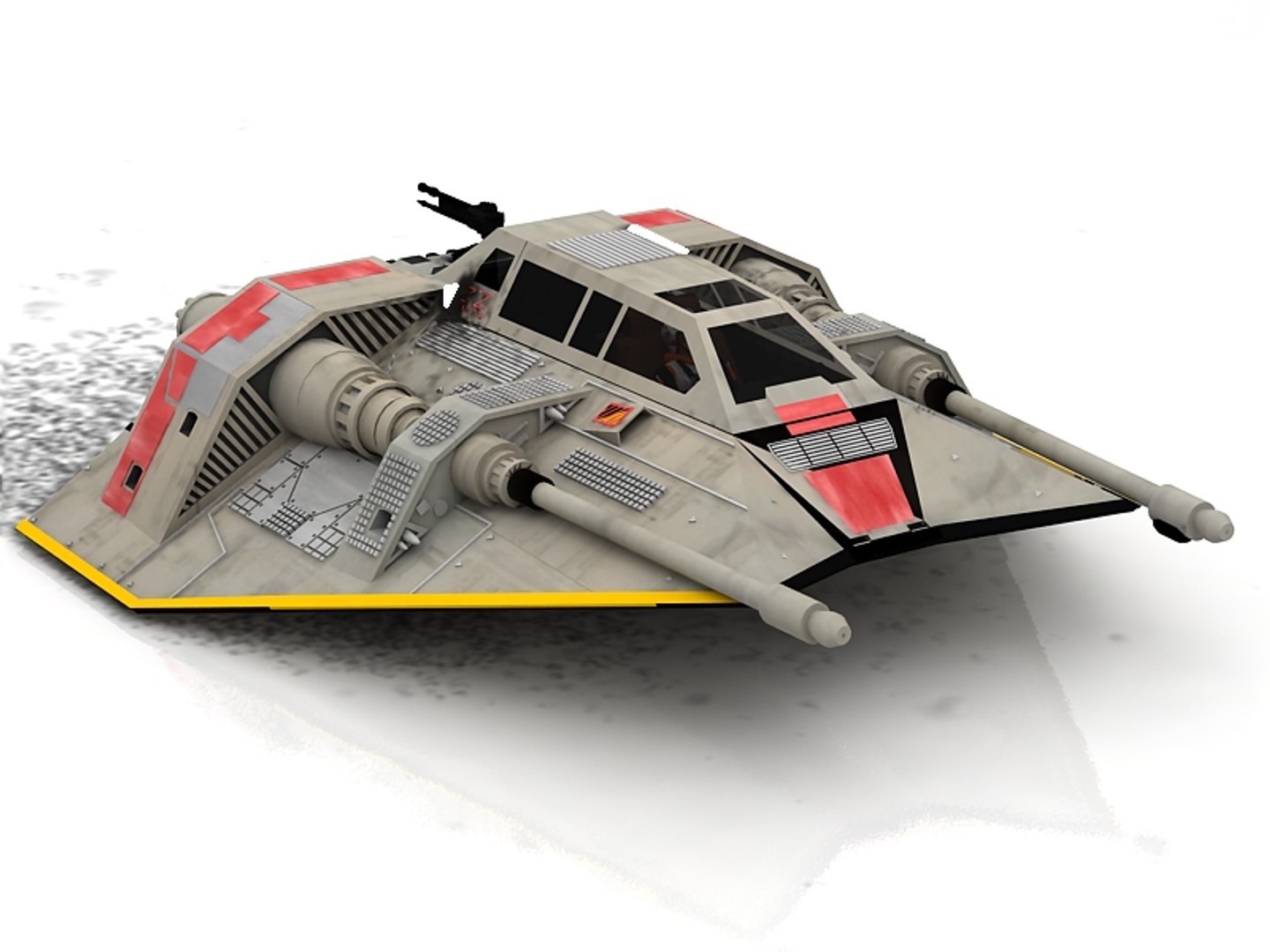 Star Wars Snowspeeder Snow 3D - TurboSquid 1627789