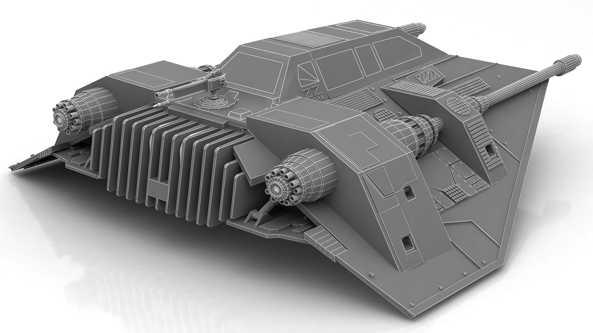 Star Wars Snowspeeder Snow 3D - TurboSquid 1627789