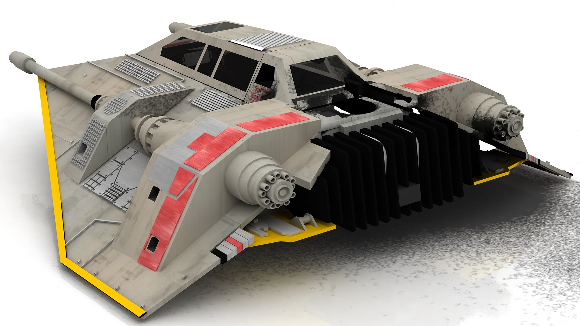 Star Wars Snowspeeder Snow 3D - TurboSquid 1627789