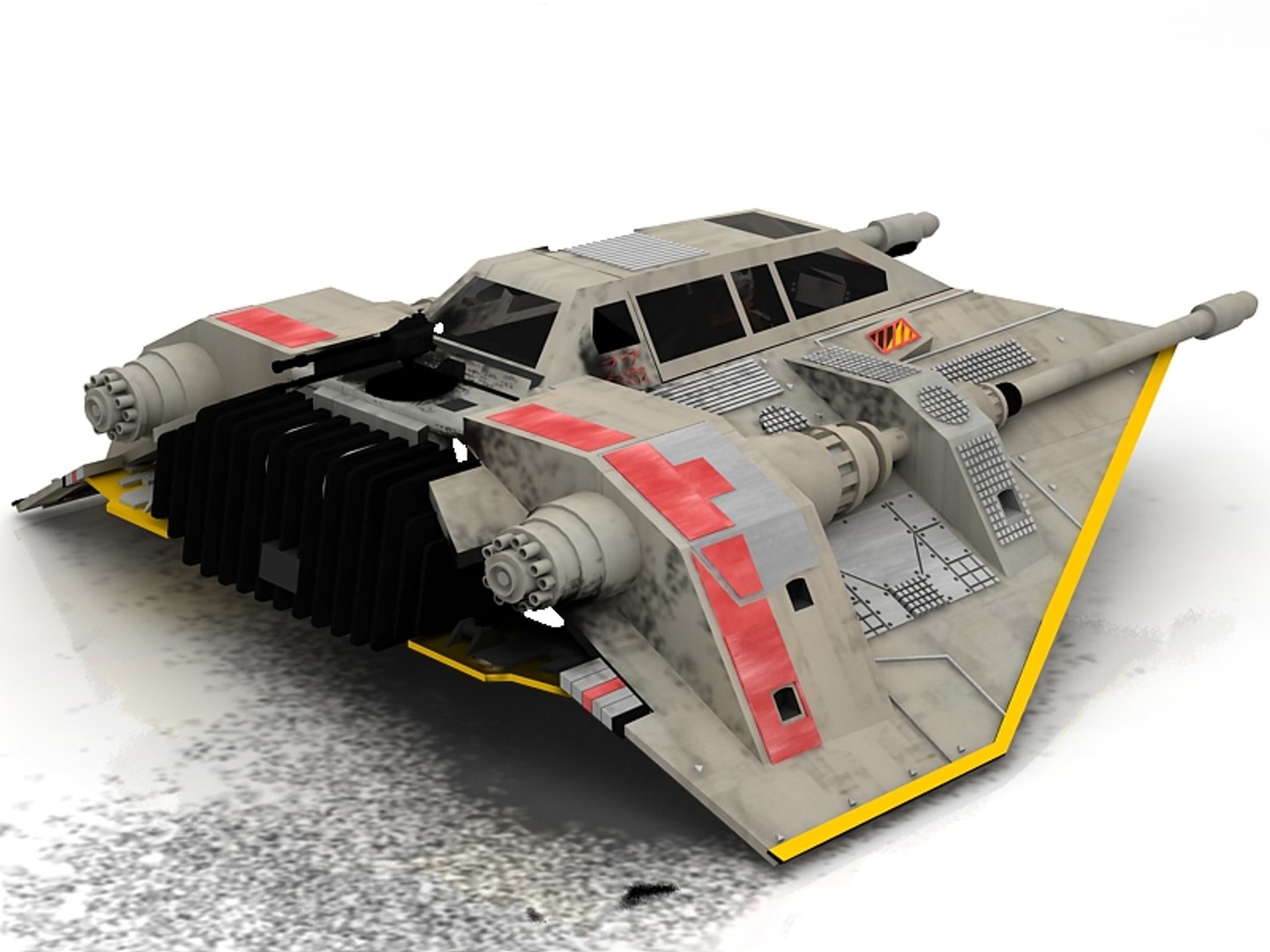 Star Wars Snowspeeder Snow 3D - TurboSquid 1627789