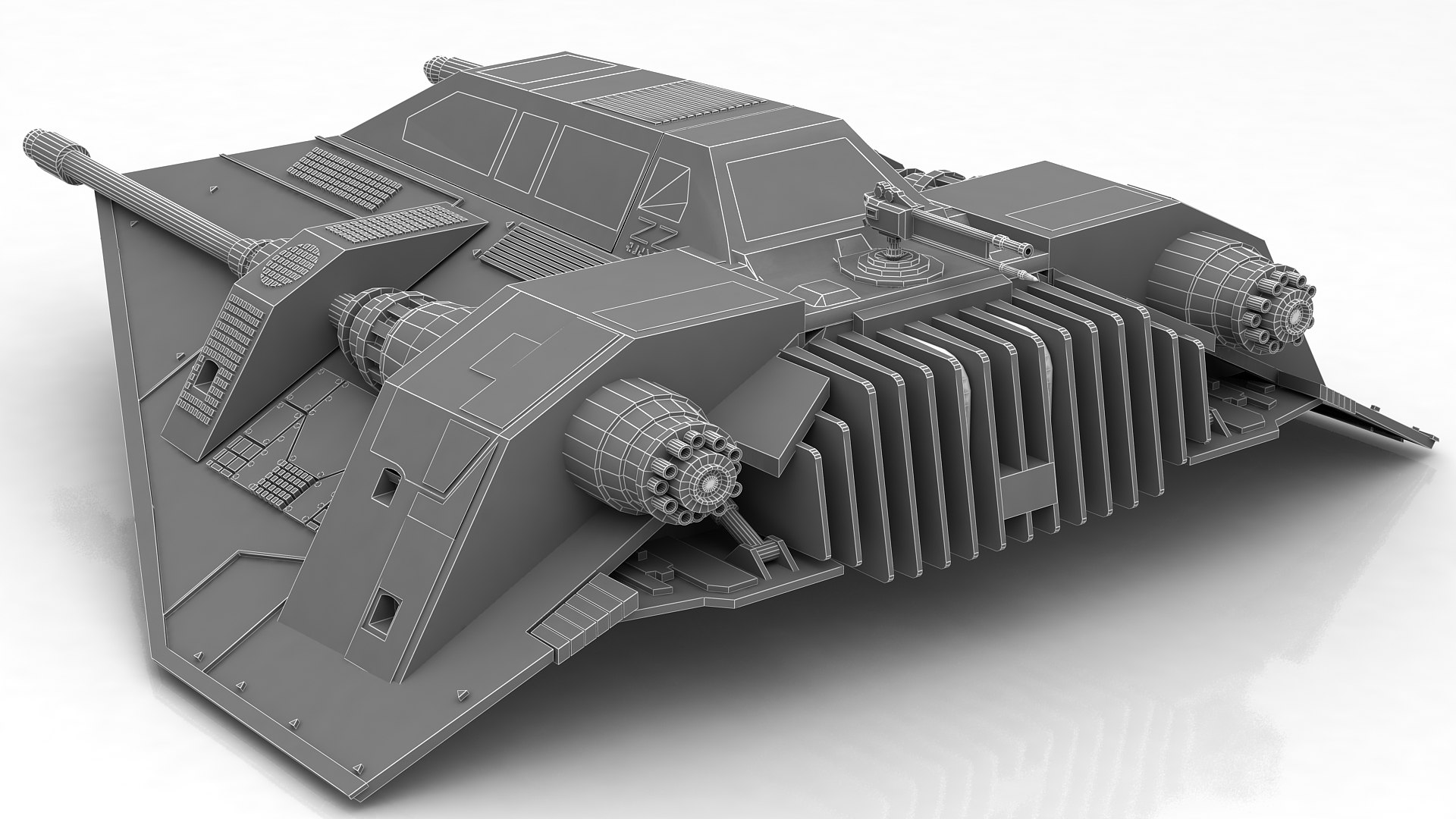 Star Wars Snowspeeder Snow 3D - TurboSquid 1627789